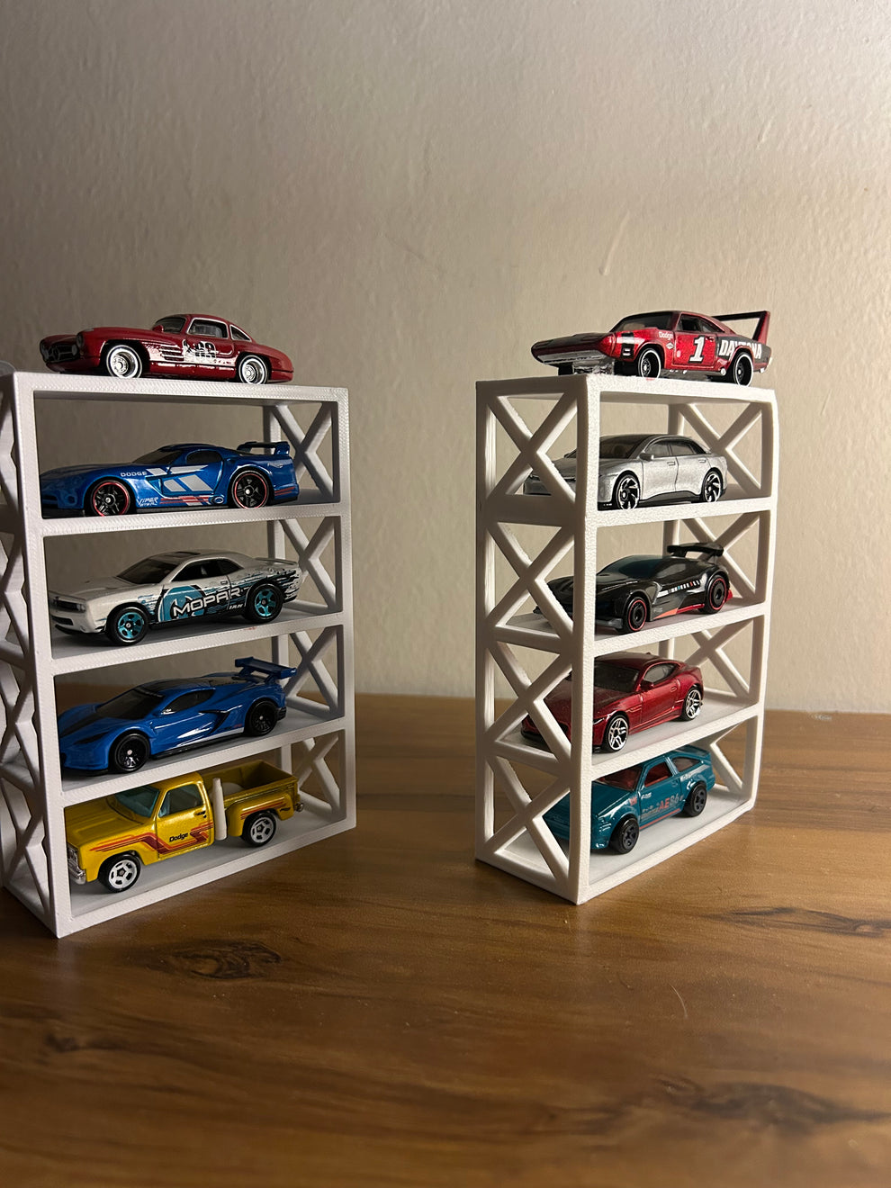 Mini Garage Display Rack – 3D Printed Hot Wheels Stand (Holds 5 Cars ...